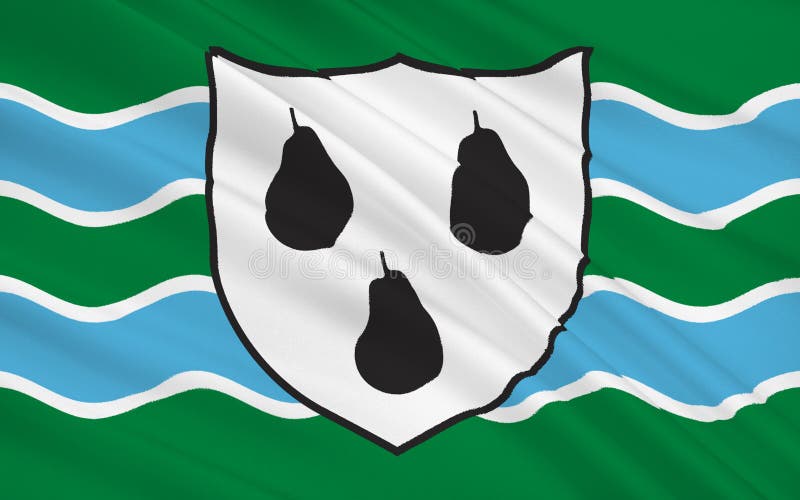 West Midland Flag, United Kingdom, County of UK Stock Vector ...