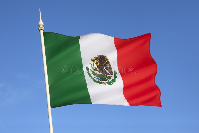 Flaga Meksyk zdjęcie stock. Obraz złożonej z meksyk, orzeł - 35120316