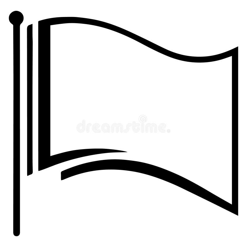 Flage Logo Vector Illustration Icon Stock Illustration - Illustration ...