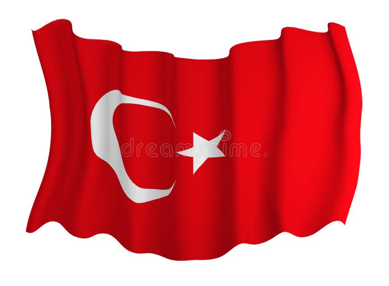 Flagga av Turkiet stock illustrationer. Illustration av turkar - 91459191