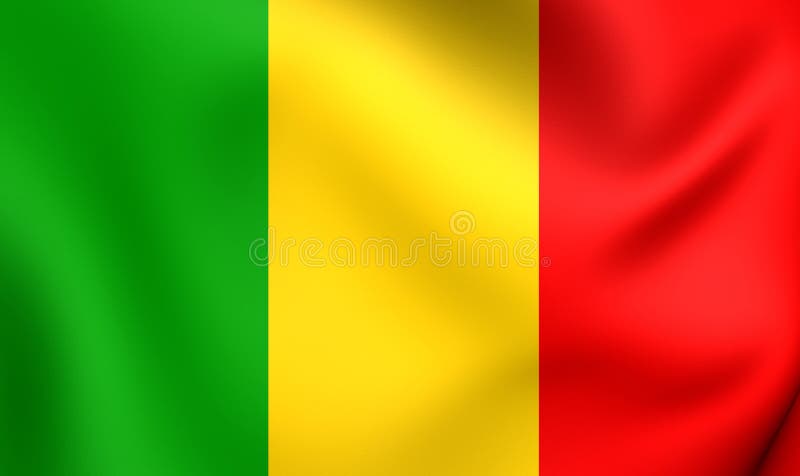 Flagga mali stock illustrationer. Illustration av flagga - 82913712