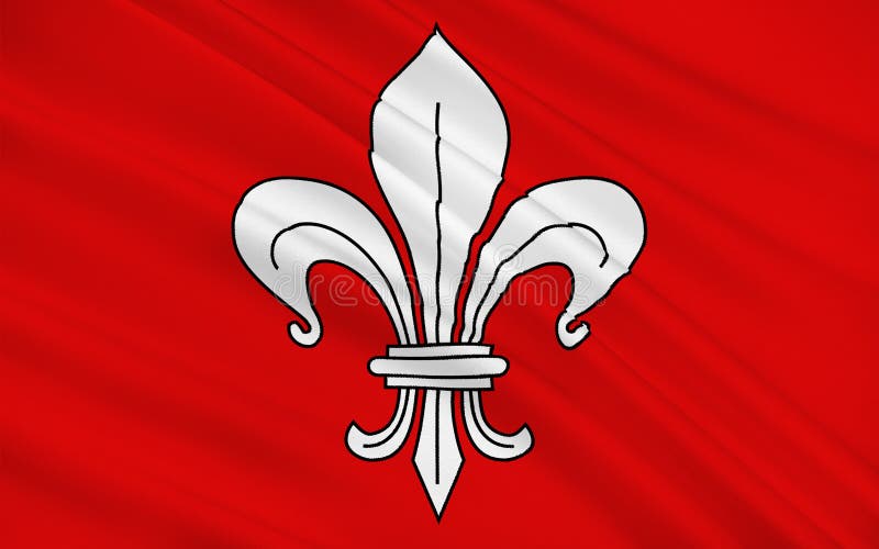 Flagge Von Lille, Frankreich Stockbild - Bild von emblem, objektiv ...