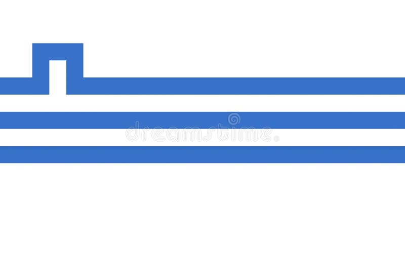 Flagge Podgorica vektor abbildung. Illustration von medaille - 210397300