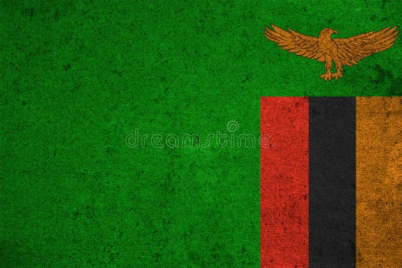 Flaggen-Sambia stock abbildung. Illustration von fahne - 82211096