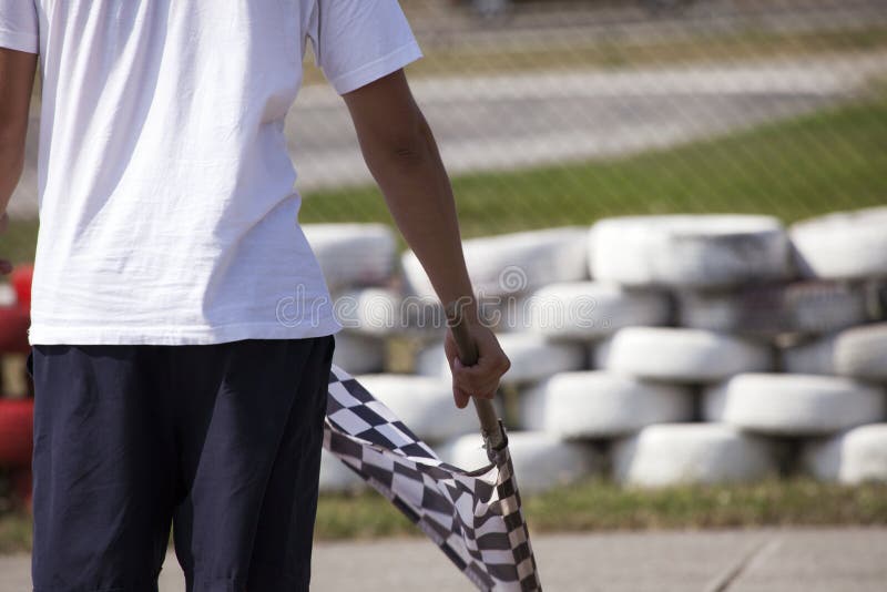 Flagman fotografia stock. Immagine di rivestimento, concorrenza - 60715232