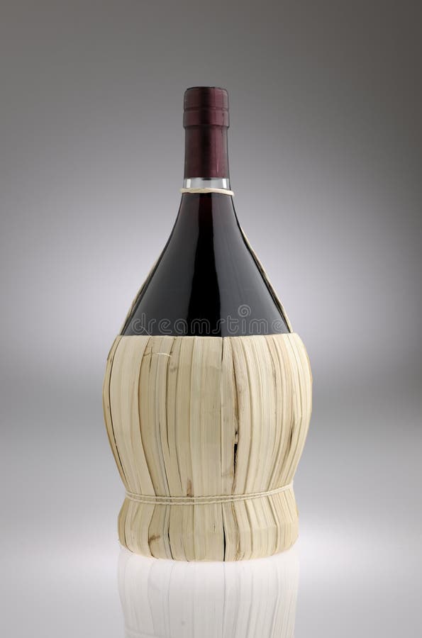 Wine Flagon stock photo. Image of clay, hold, green, reflection - 8951420