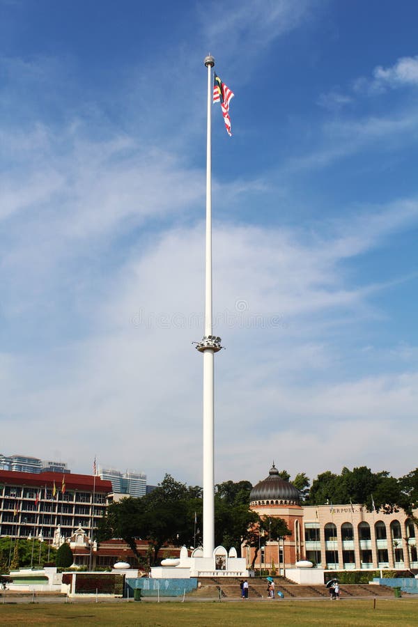 Flagpole of Independence Square, Kuala Lumpur, Malaysia Editorial Photo ...