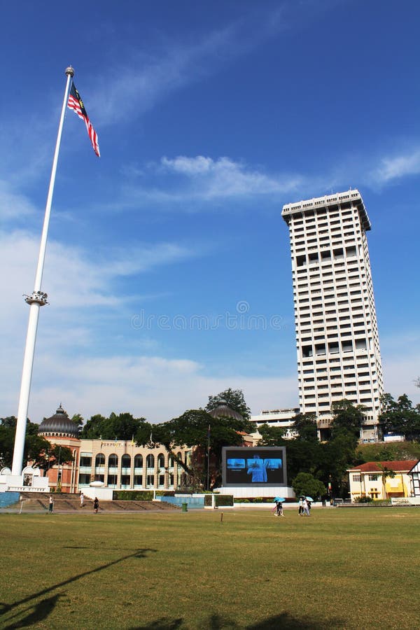 Flagpole of Independence Square, Kuala Lumpur, Malaysia Editorial Image ...