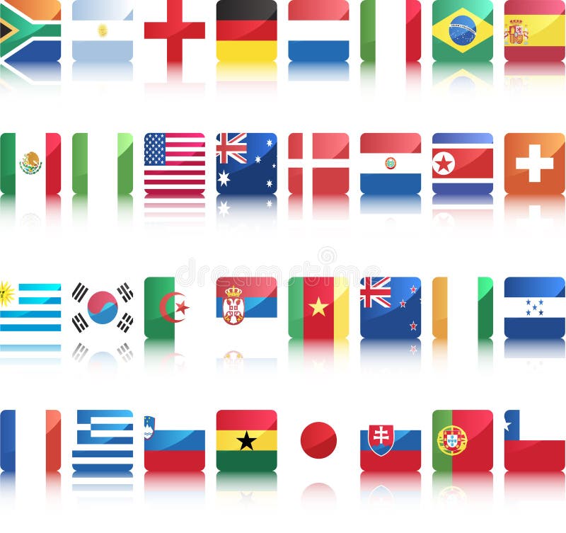 Flags stock vector. Illustration of destination, flag - 13439749