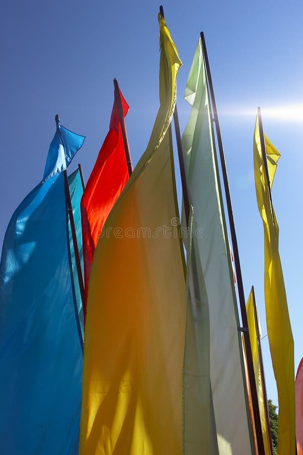 Flags stock image. Image of cheerful, colourful, flag, flutter - 778387