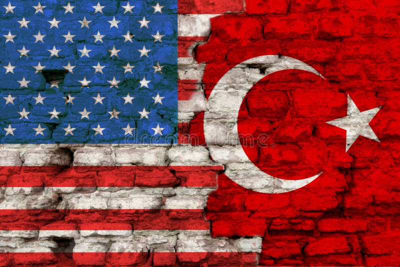 America and turkey wall stock photo. Image of collapse - 124428496