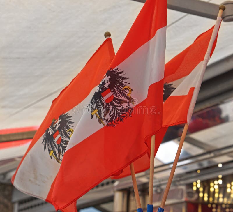 Flags of Austia stock image. Image of symbol, europe - 86817837