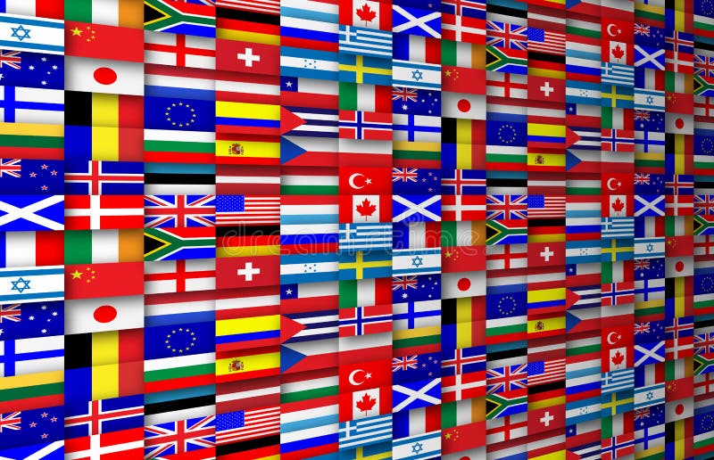 Flags Background stock illustration. Illustration of netherlands - 34294535