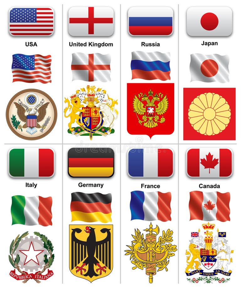 World Heraldry Flags Stock Illustrations – 57 World Heraldry Flags ...