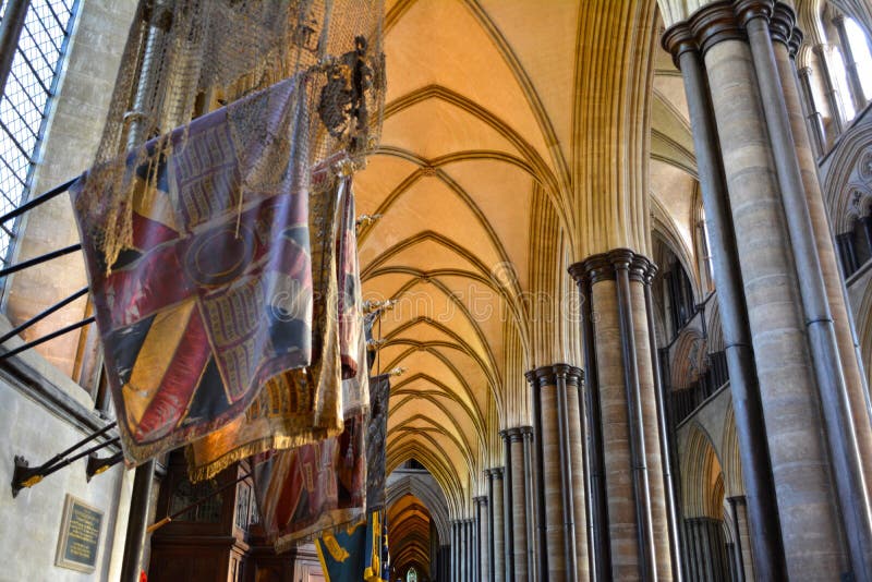 Flags and column arches stock photo. Image of clear, clouds - 71931582