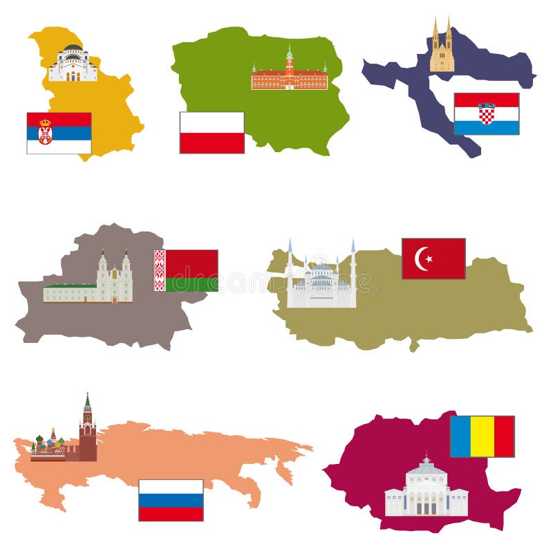 Flags and countries stock vector. Illustration of icon - 36138807