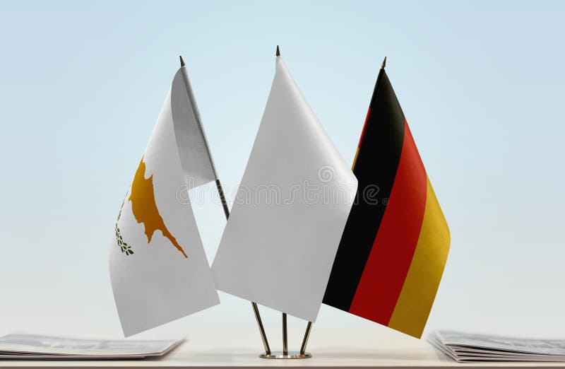 Flags of Cyprus and Germany Stock Image - Image of flagpole, congress ...