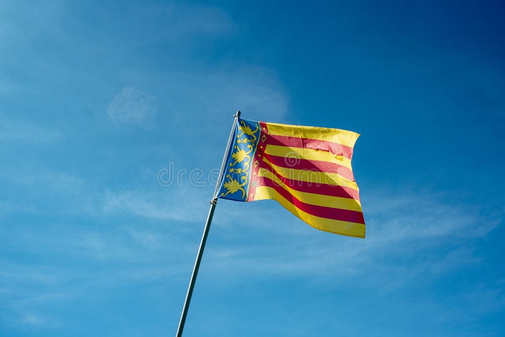 Flags of Different Autonomous Communities of Spain Stock Image - Image ...