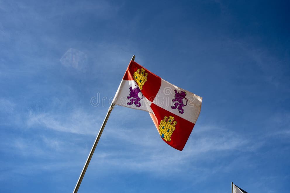 Flags of Different Autonomous Communities of Spain Stock Image - Image ...