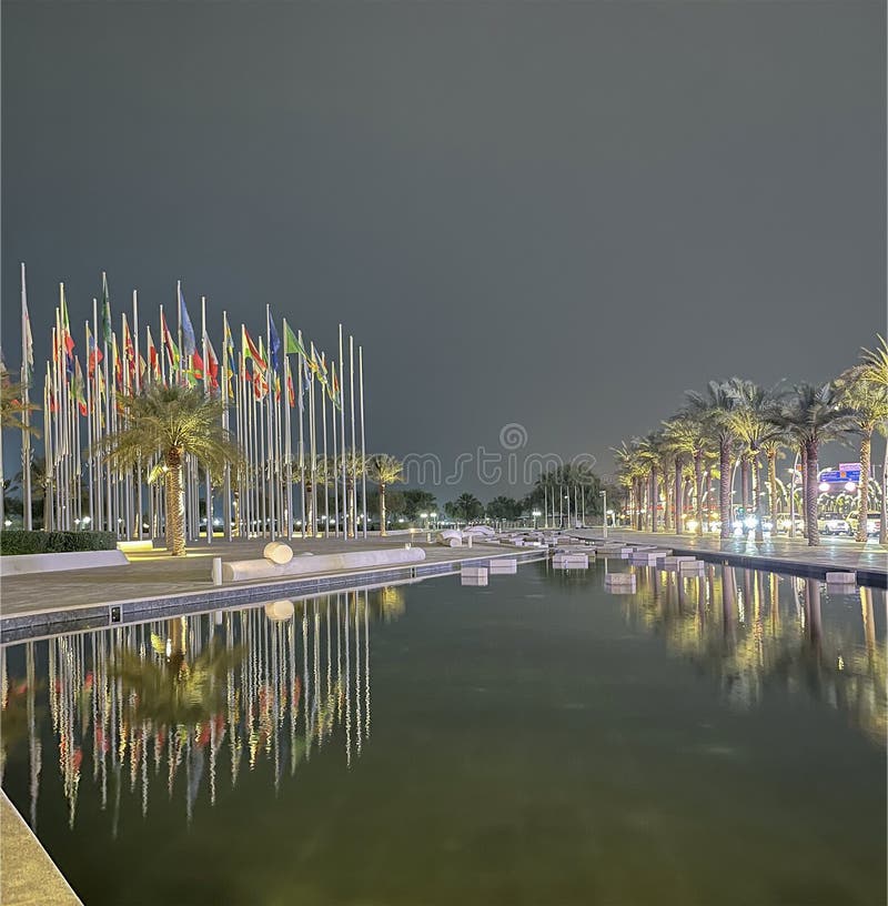 Flags of Different Countries are Fluttering in the Wind at the Flags ...