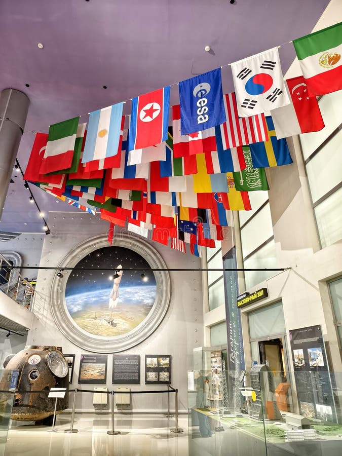 The Interior Views of the Museum of Cosmonautics in Moscow, Russia ...