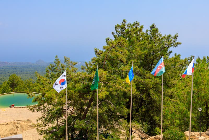 Flag Poles Different Countries Stock Photos - Free & Royalty-Free Stock ...