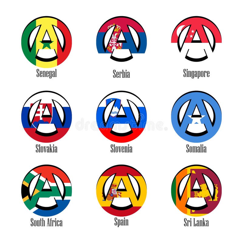 Anarchy Flags Set Stock Illustrations – 20 Anarchy Flags Set Stock ...