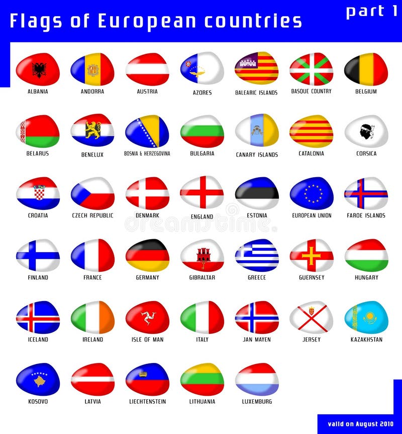 Non - EU Countries Flag Maps Stock Illustration - Illustration of holy ...