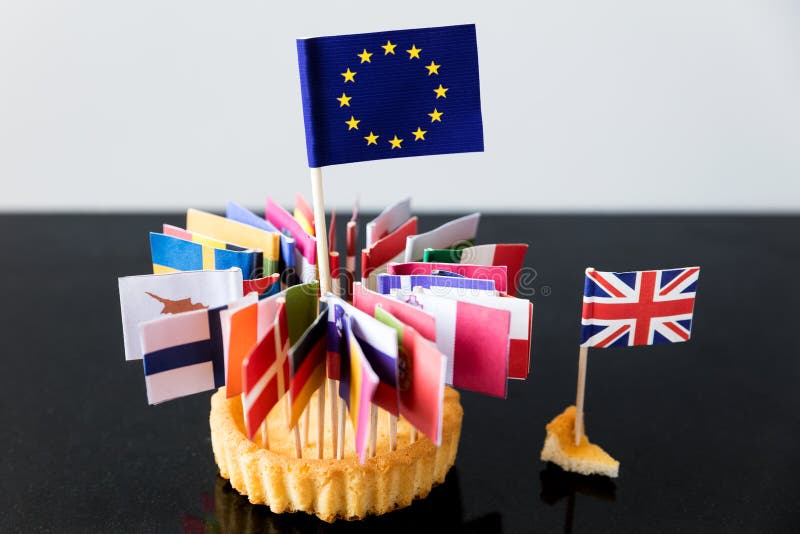 Flags of European Union in a Cake Stock Image - Image of europe ...