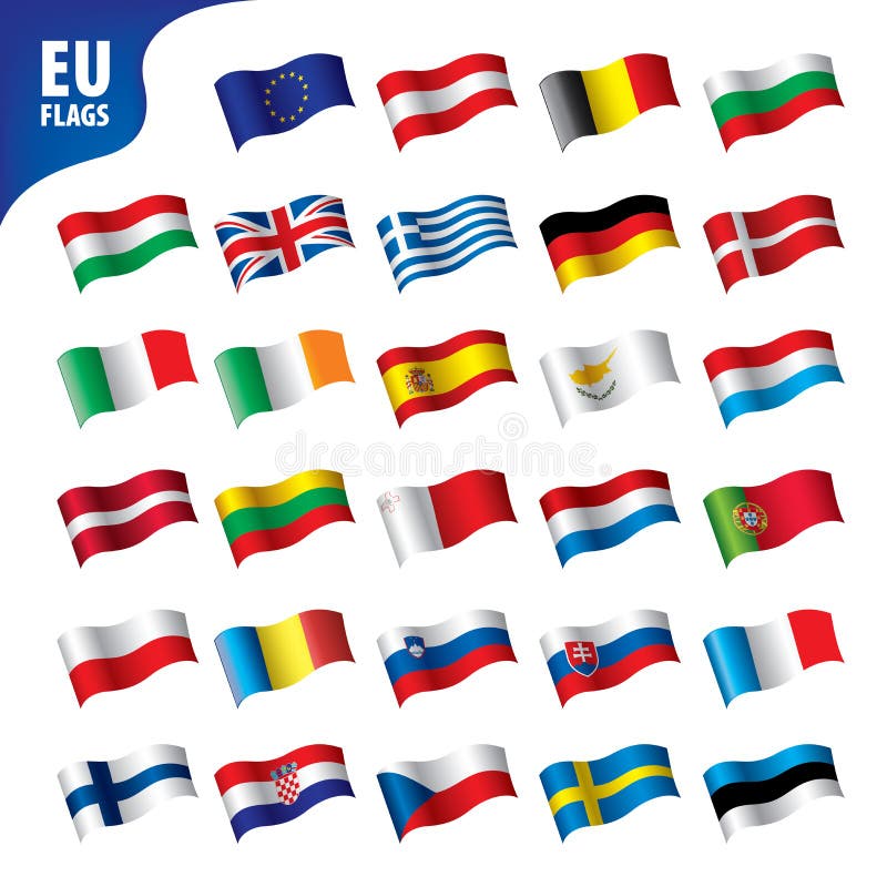Flags of the European Union Stock Vector - Illustration of cyprus ... Flags of the European Union Stock Vector - Illustration of cyprus ...