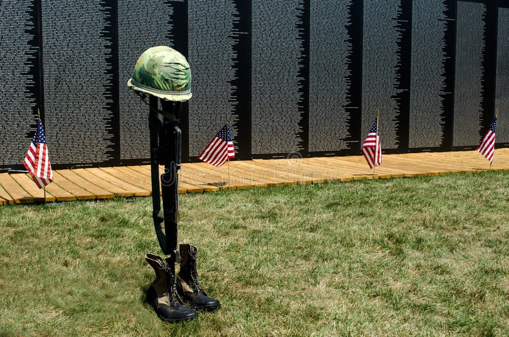 Flags and Fallen Soldier Symbol at the Wall Editorial Image - Image of blue, death: 25637565