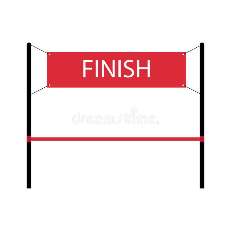 Finish Banner.Symbol of Championship. Successful .Racing Symbol. Finish ...