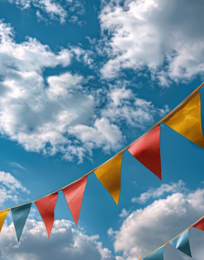 Flags Flying in the Air stock image. Image of community - 318130661