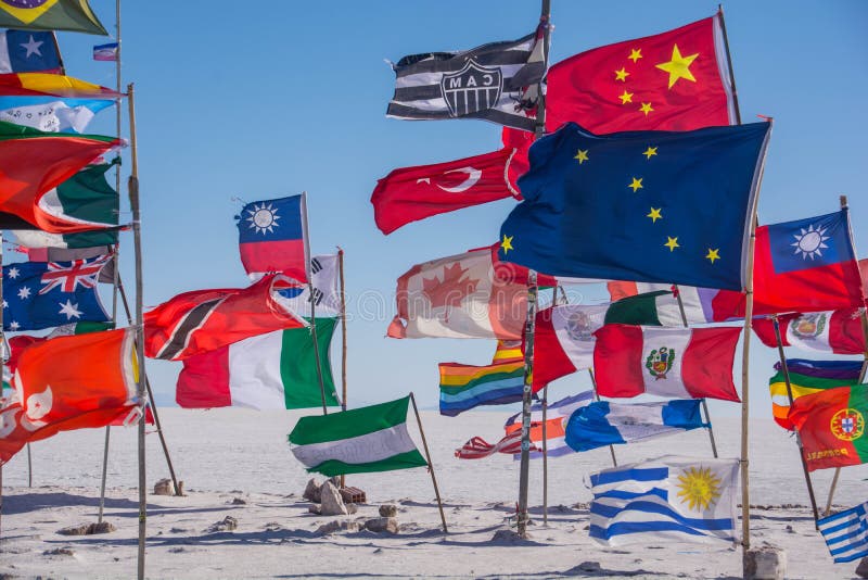 Flags Flying editorial photography. Image of flying, salt - 84853747