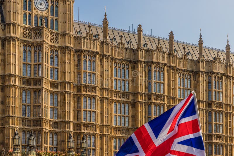 Flags Flying Over Parliament Square London Editorial Photo - Image of ...