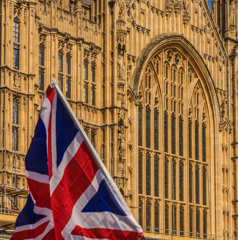 Flags Flying Over Parliament Square London Editorial Photo - Image of ...