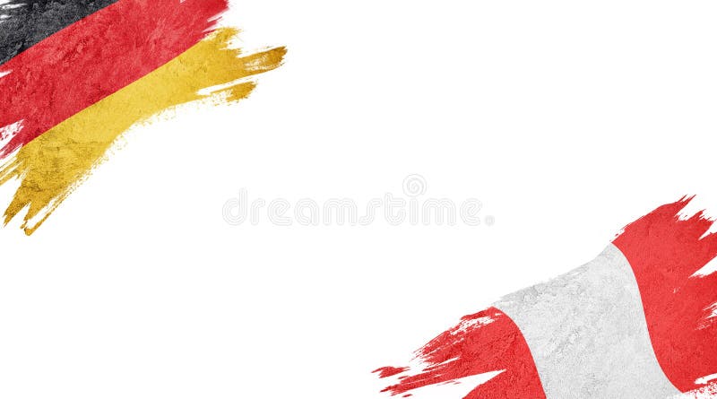 Flags of Germany AndÂ Peru on White Background Stock Photo - Image of ...