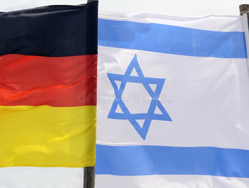 Flags of Germany and Israel Stock Image - Image of israel, federal ...