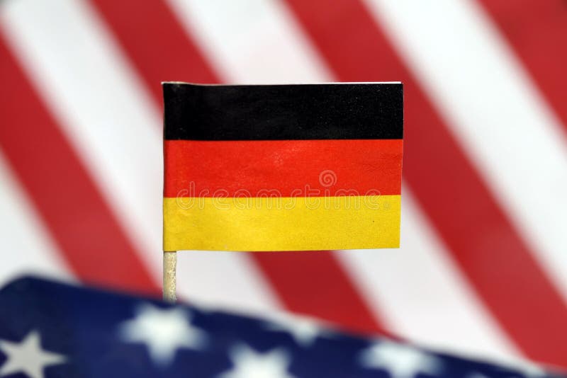 Flags of Germany and US stock image. Image of flags, germany - 24217361