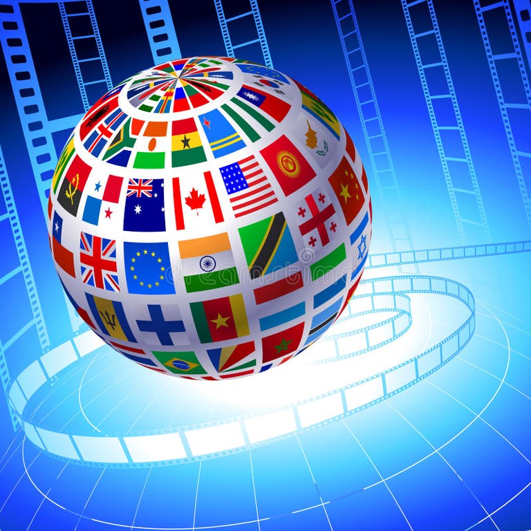Flags Globe Background Stock Illustrations – 4,454 Flags Globe ...