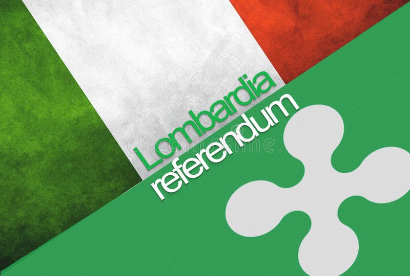 Flags of Italy and Lombardia Stock Photo - Image of choose, flags ...