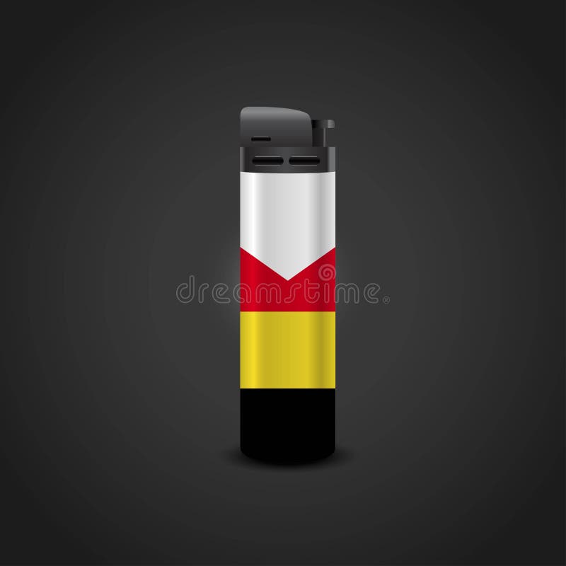 Flags Lighter Design Vector Stock Vector - Illustration of isolated ...