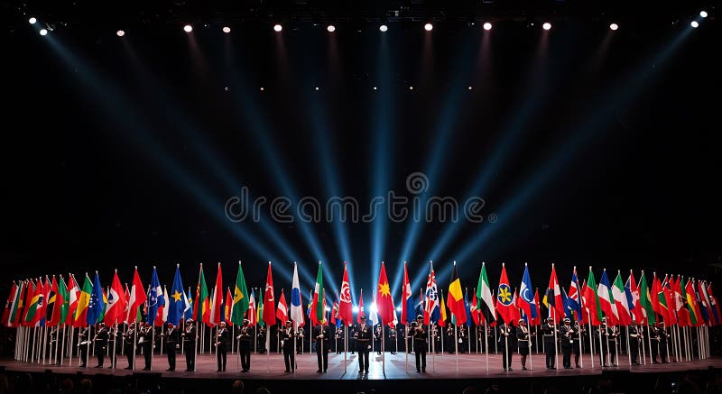 Global Unity: a Breathtaking Spectacle of Nations United Under a Single ...