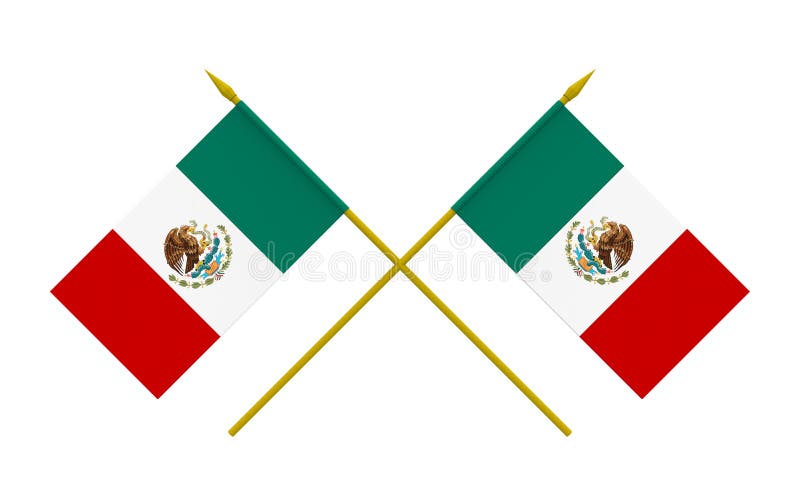 Flags, Mexico stock illustration. Illustration of mexico - 269566069