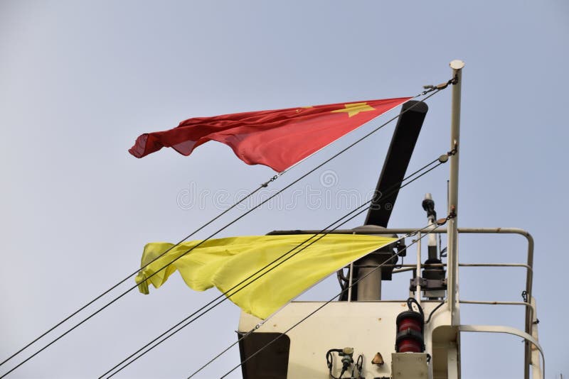 Flags, national and signal editorial photo. Image of ropes - 200132511