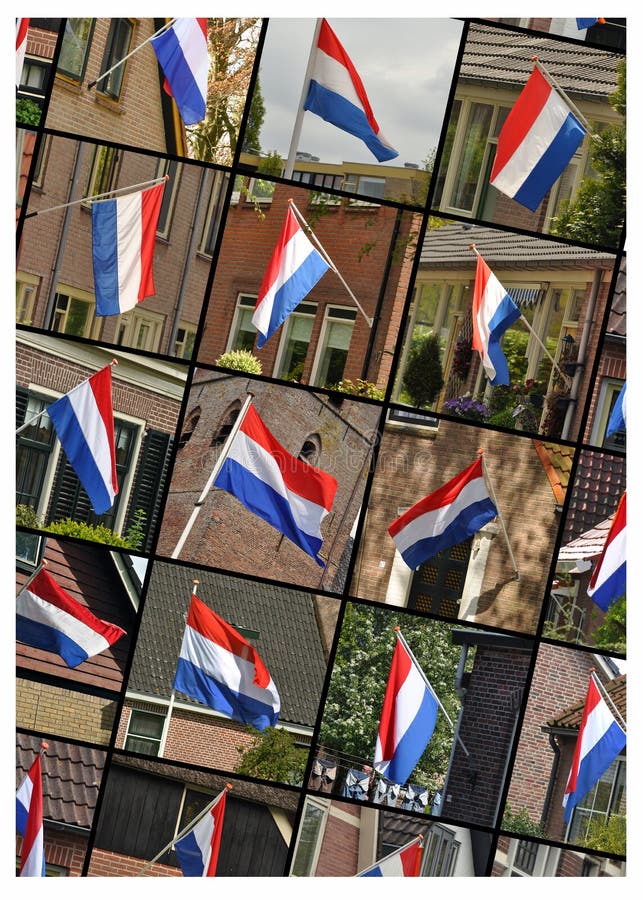 Flags of the Netherlands stock photo. Image of dutch - 30493914