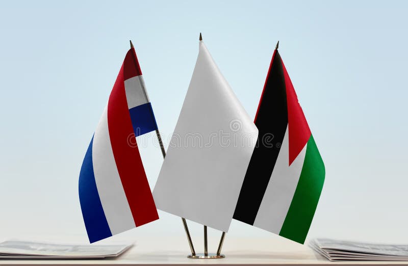 Flags of Netherlands and Jordan Stock Image - Image of cooperation ...