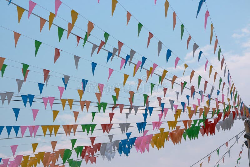 Flags Party. stock image. Image of celebration, happy - 91529805