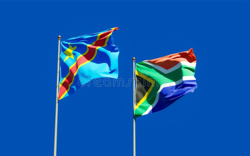 Flags of SAR African and Congo Stock Illustration - Illustration of ...