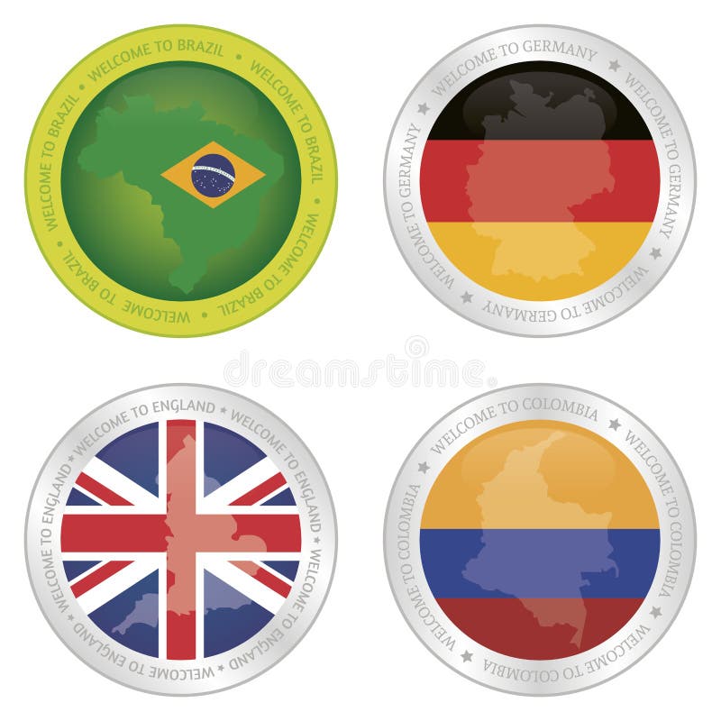 Flags stock illustration. Illustration of label, circular - 61510202